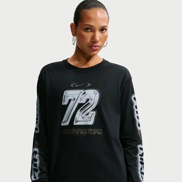 Nike Sportswear Classic Oversized Long-sleeve T-shirt - Black