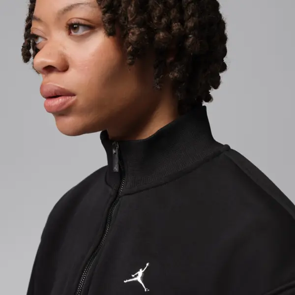 JORDAN Brooklyn 1/4-zip Cropped Top