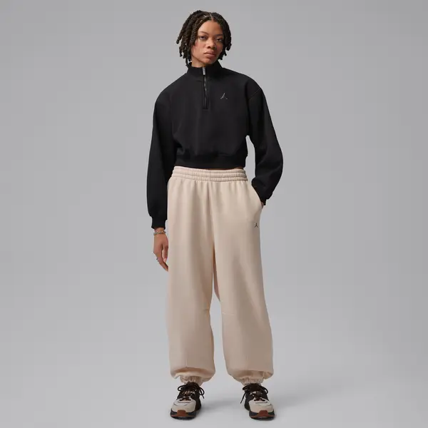 JORDAN Brooklyn 1/4-zip Cropped Top