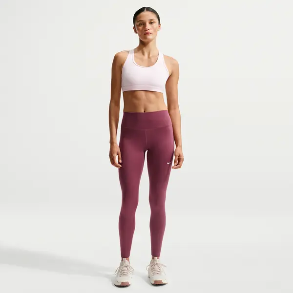 Nike One Therma-fit High-waisted Full-length Leggings - Red
