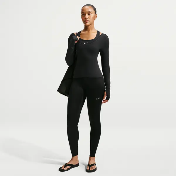 Nike One Therma-fit High-waisted Full-length Leggings - Black