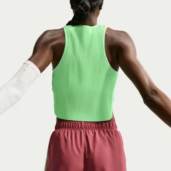 Nike Aeroswift Dri-fit Adv Cropped Running Tank Top - Green