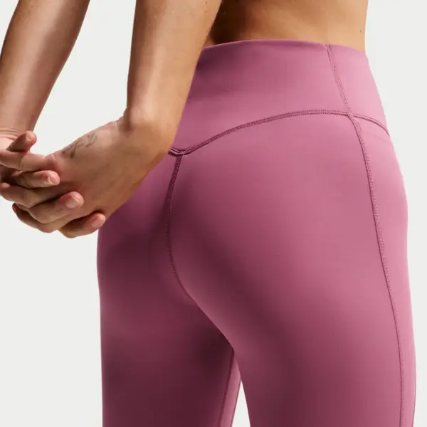 Nike Universa High-waisted 7/8 Leggings With No Front Seam - Red