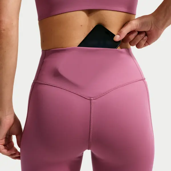 Nike Universa High-waisted 7/8 Leggings With No Front Seam - Red