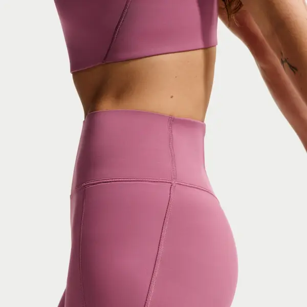 Nike Universa High-waisted 7/8 Leggings With No Front Seam - Red