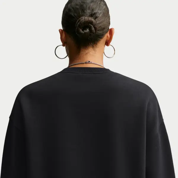 Nike Studio Fleece Medium Weight Oversized Embossed Crew