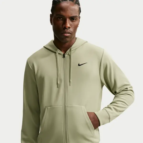 Nike Hyverse Dri-fit Uv Fleece Full-zip Hoodie - Brown