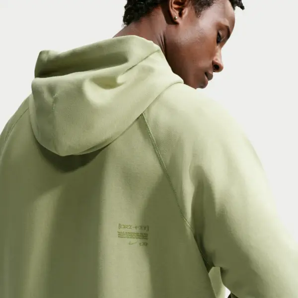 Nike N.a.c. Dri-fit Oversized Fleece Training Hoodie - Brown
