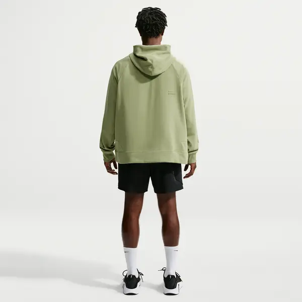 Nike N.a.c. Dri-fit Oversized Fleece Training Hoodie - Brown