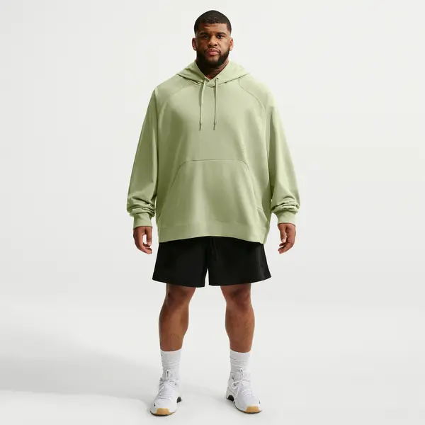 Nike N.a.c. Dri-fit Oversized Fleece Training Hoodie - Brown