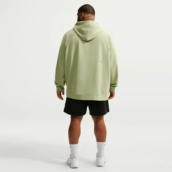Nike N.a.c. Dri-fit Oversized Fleece Training Hoodie - Brown