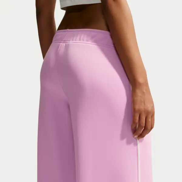 Nike Mid-rise Wide-leg Track Pants - Pink
