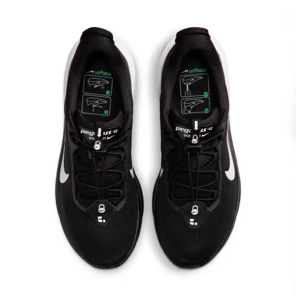 Nike Pegasus 42 Easyon Road Running Shoes - Black