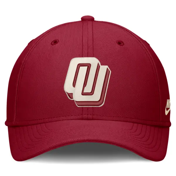 Nike Oklahoma Legacy Rise Vintage College Baseball Cap - Red