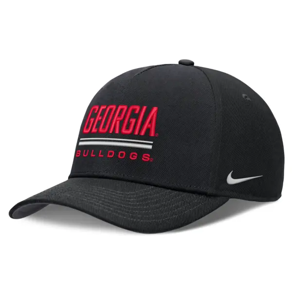 Nike Georgia Sideline Practice Rise Dri-fit College Adjustable Hat