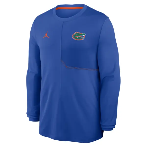 Nike Florida Sideline Coach Jordan Brand Dri-fit College Long-sleeve Top - Blue