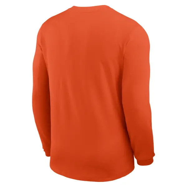 Nike Clemson University Long-sleeve Performance Top - Orange
