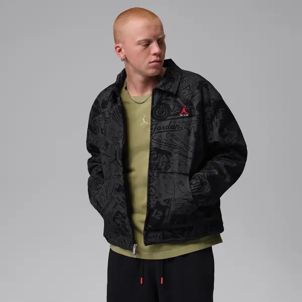 JORDAN Brooklyn Chore Jacket - Black
