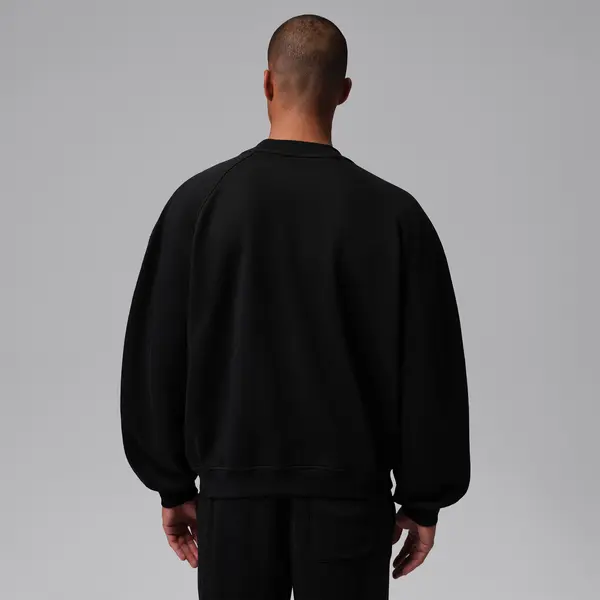 JORDAN Brooklyn Oversized Fleece Crew-neck Sweatshirt