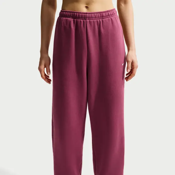 Nike Studio Fleece Weight High-rise Oversized Cuffed Pants