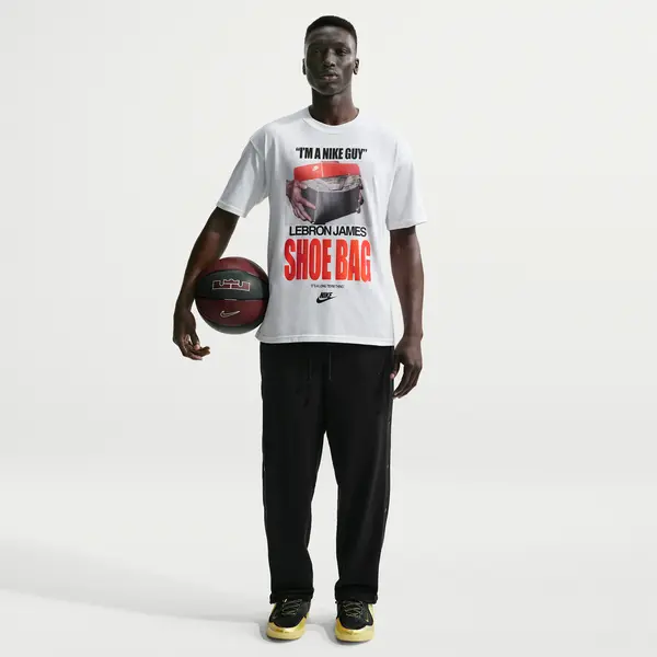 Nike Lebron "shoes Bag" Basketball T-shirt - White