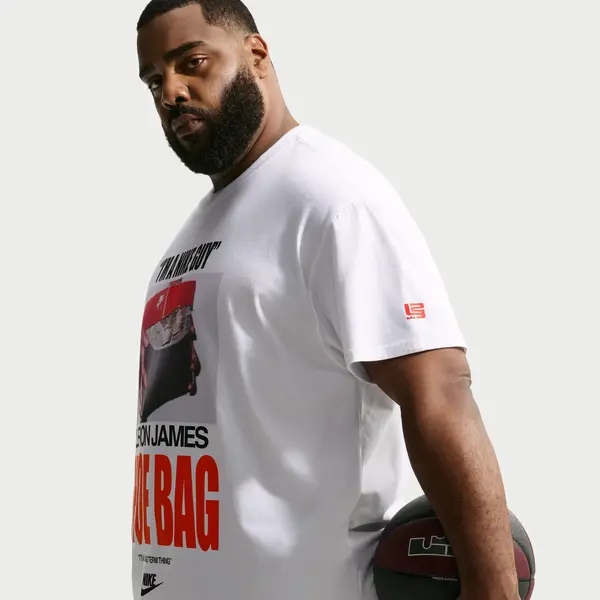 Nike Lebron "shoes Bag" Basketball T-shirt - White