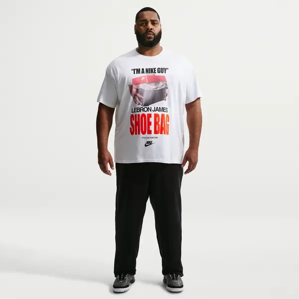 Nike Lebron "shoes Bag" Basketball T-shirt - White