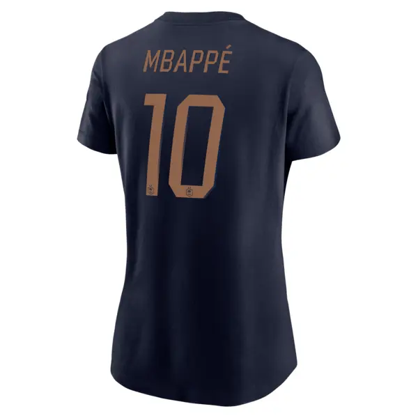 Nike Kylian Mbappé Fff Soccer T-shirt - Blue