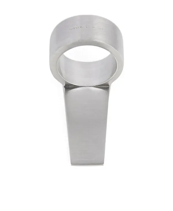 Rick Owens Runk Logo-engraved Ring