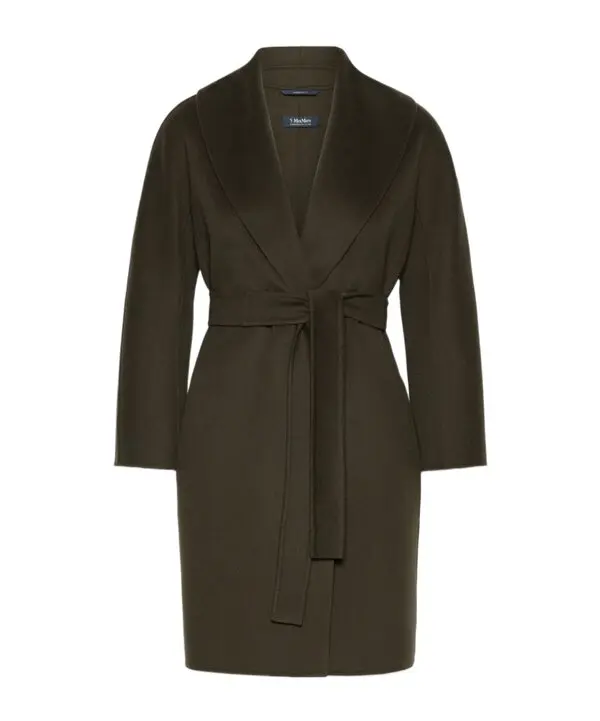 Max Mara Double-faced Wool Robe Coat