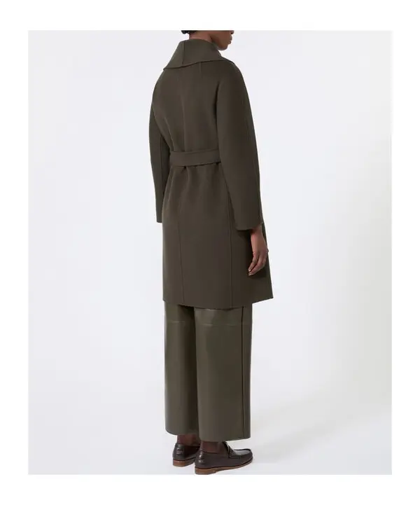 Max Mara Double-faced Wool Robe Coat