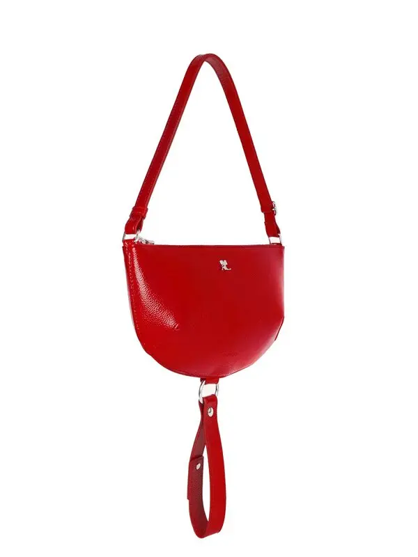 COURREGES Courrèges Holy Eclipse Naplack Leather Bag