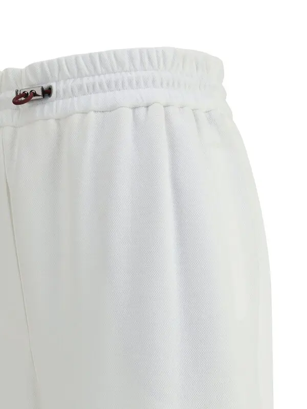 Brunello Cucinelli Drawstring Track Pants - White