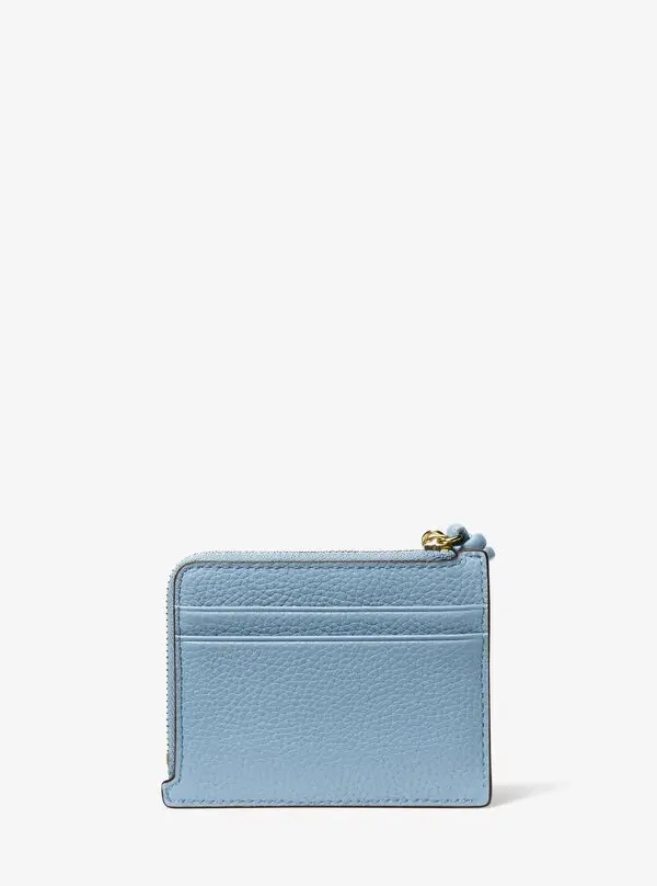 Michael Kors Jet Set Small Pebbled Leather Wristlet Card Case