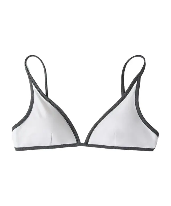 Brunello Cucinelli Monili Chain-embellished Bikini Top - White