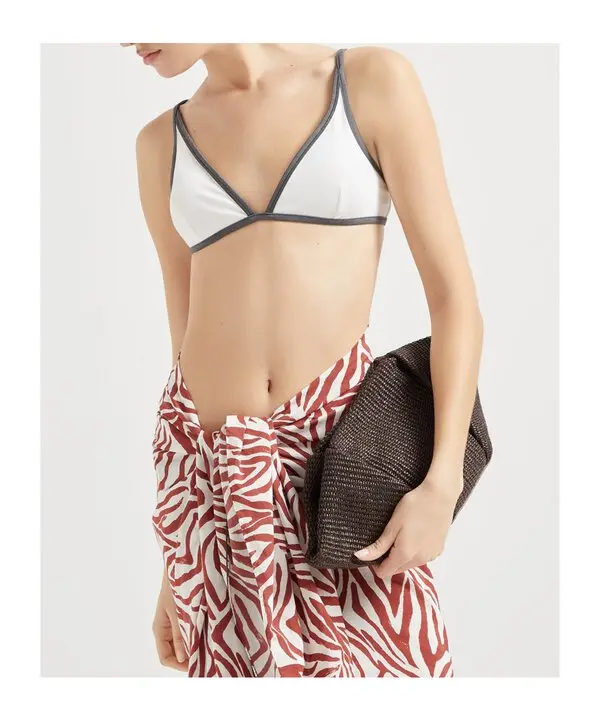 Brunello Cucinelli Side-tie Bikini Bottoms