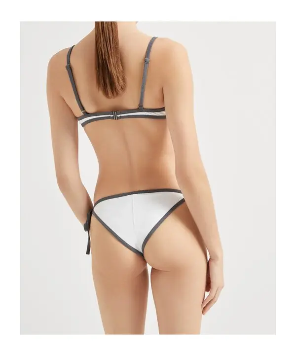 Brunello Cucinelli Side-tie Bikini Bottoms
