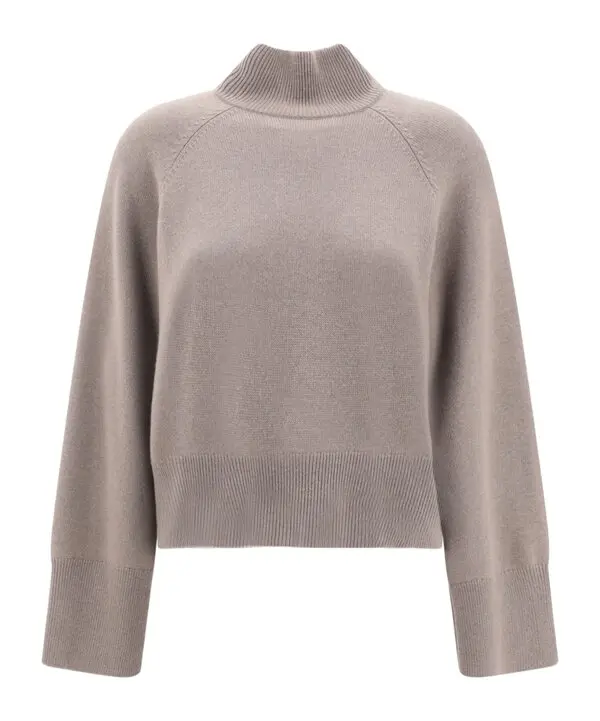 Brunello Cucinelli High-neck Cropped Sweater