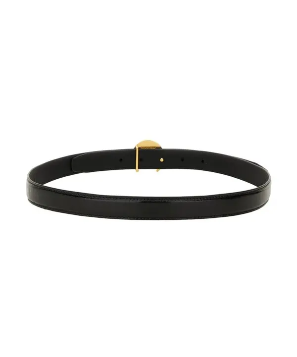 MARINE SERRE Crescent Moon Buckle Belt