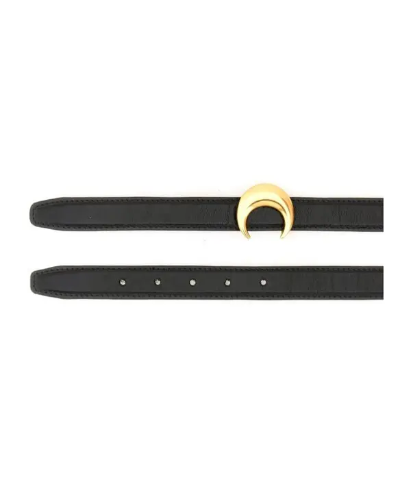MARINE SERRE Crescent Moon Buckle Belt