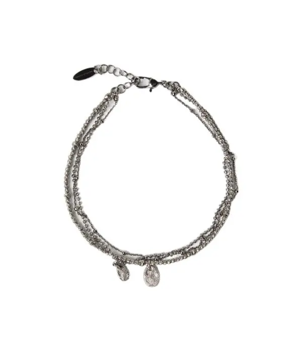 Brunello Cucinelli 925 Sterling Silver Anklet - Gray