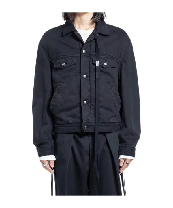 ANN DEMEULEMEESTER Long-sleeved Denim Jacket