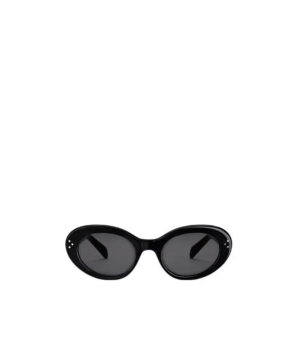 Celine Cat Eye S193 Sunglasses In Acetate - Black