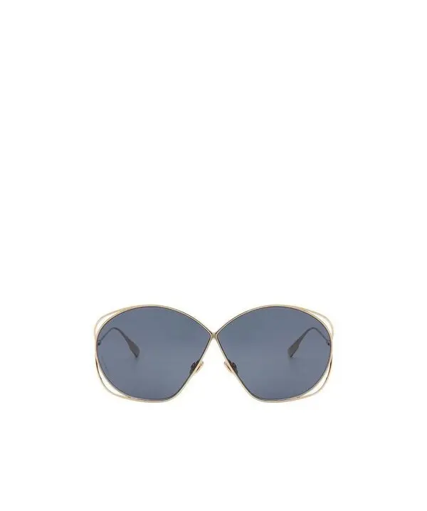 Dior Oversized Round Sunglasses - Green