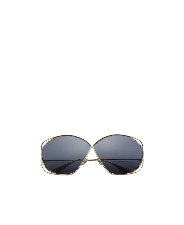 Dior Oversized Round Sunglasses - Green