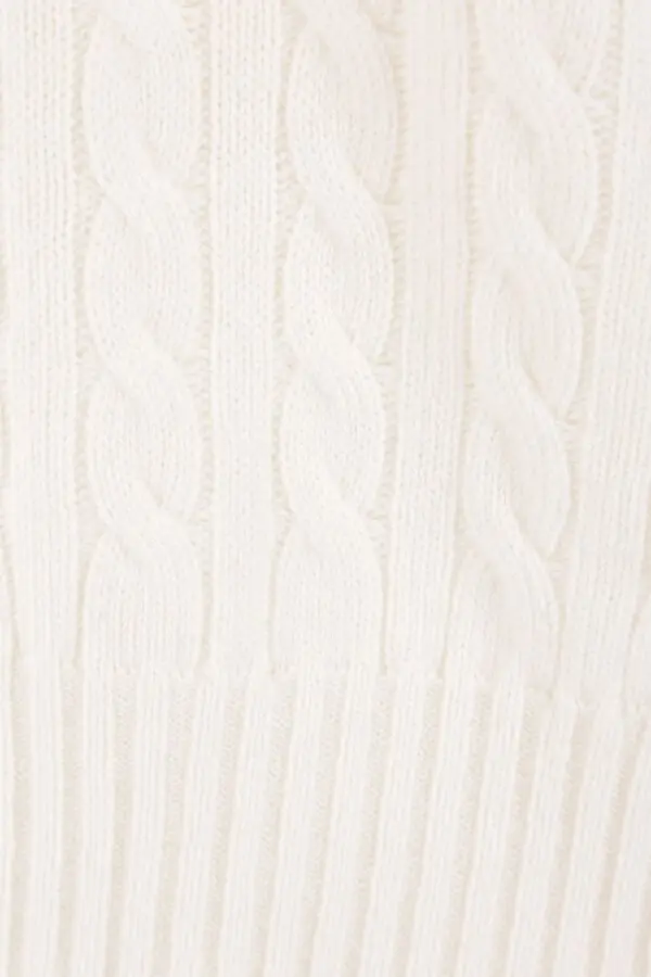 Brunello Cucinelli Cable-knit Cashmere Jumper With Collared Neckline
