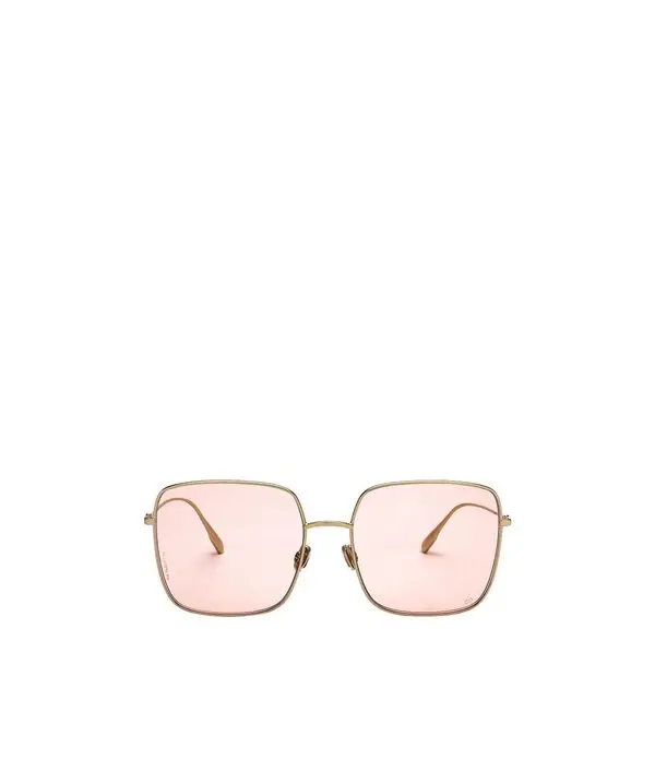 Dior Gold Square Sunglasses - Pink