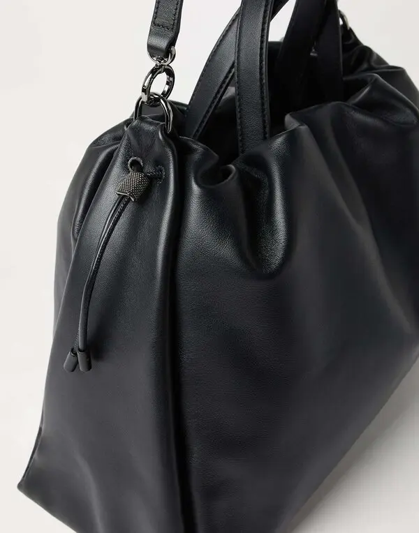 Brunello Cucinelli Mellow Monili Detailed Large Shopper Bag