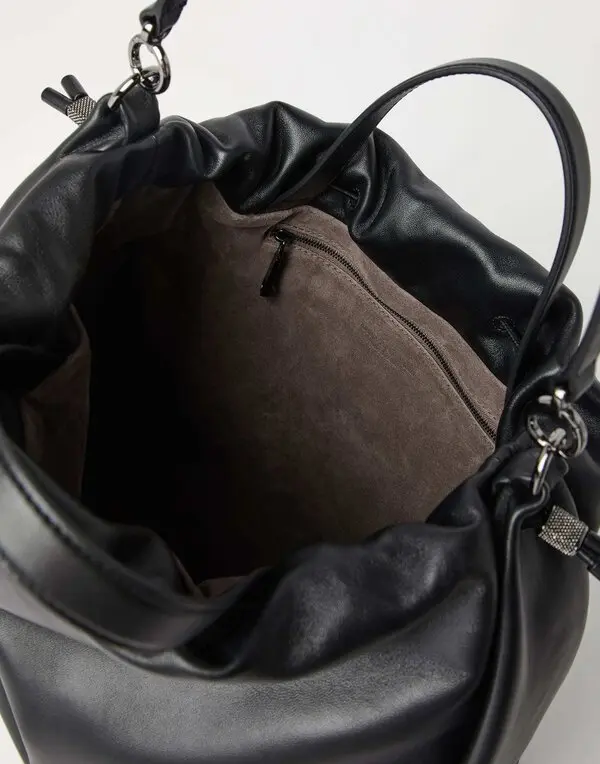 Brunello Cucinelli Mellow Monili Detailed Large Shopper Bag