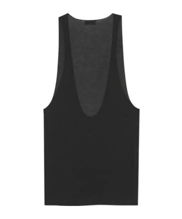 Saint Laurent Cassandre Sleeveless Tank Top